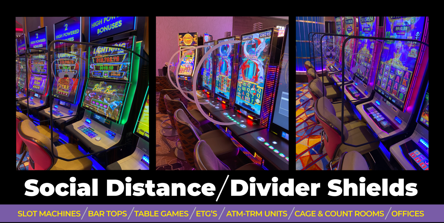 Slot Bases Social Distance / Divider Shields - T.C. Millwork